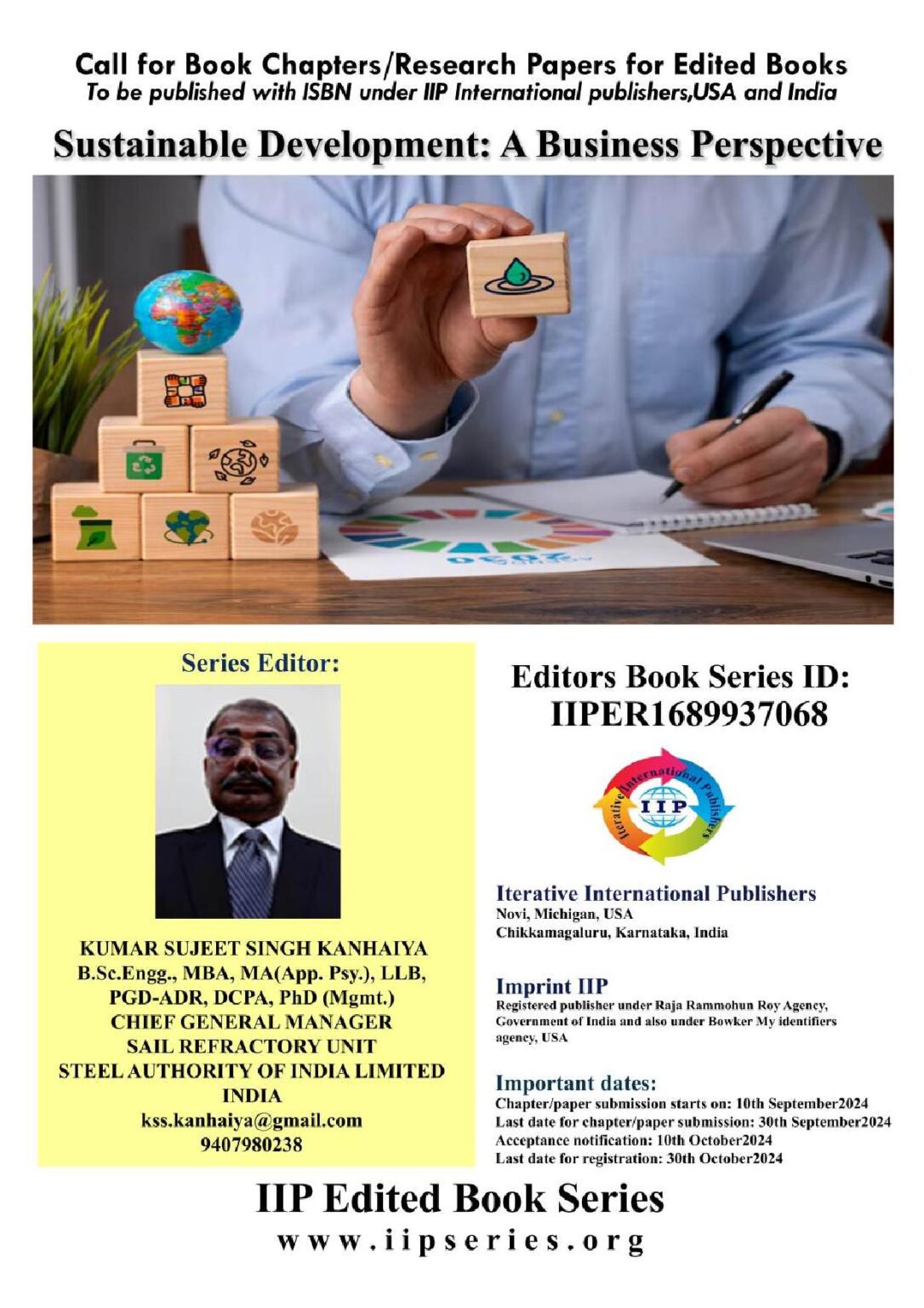Call for Book Chapters – Sustainable Development: A Business ...